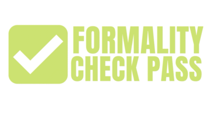 Formality Check Pass in Trademark Registration India